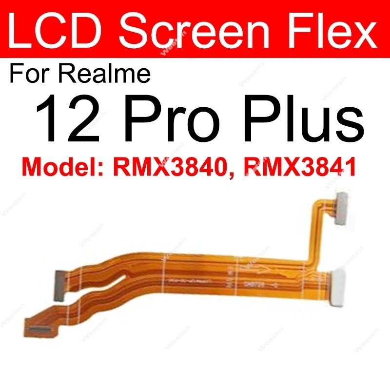 Для Realme 12 Lite 12+ 12X 12 Plus 12 Pro Plus 13 4G 5G материнская плата 12ProPlus-LCD Flex