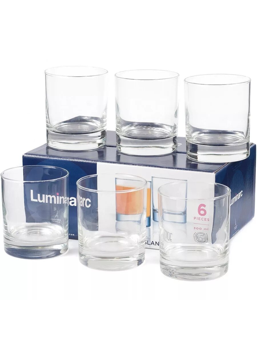 Набор стаканов "Исландия" низкие 6 шт Люминарк