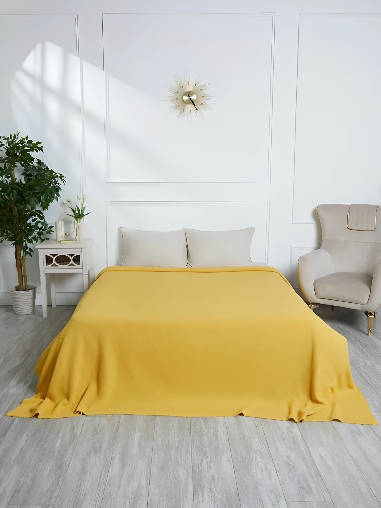 Мягкий и Теплый Плед На Диван, Кровать, Кресло. Предмет декора интерьера для дома, квартиры, дачи.