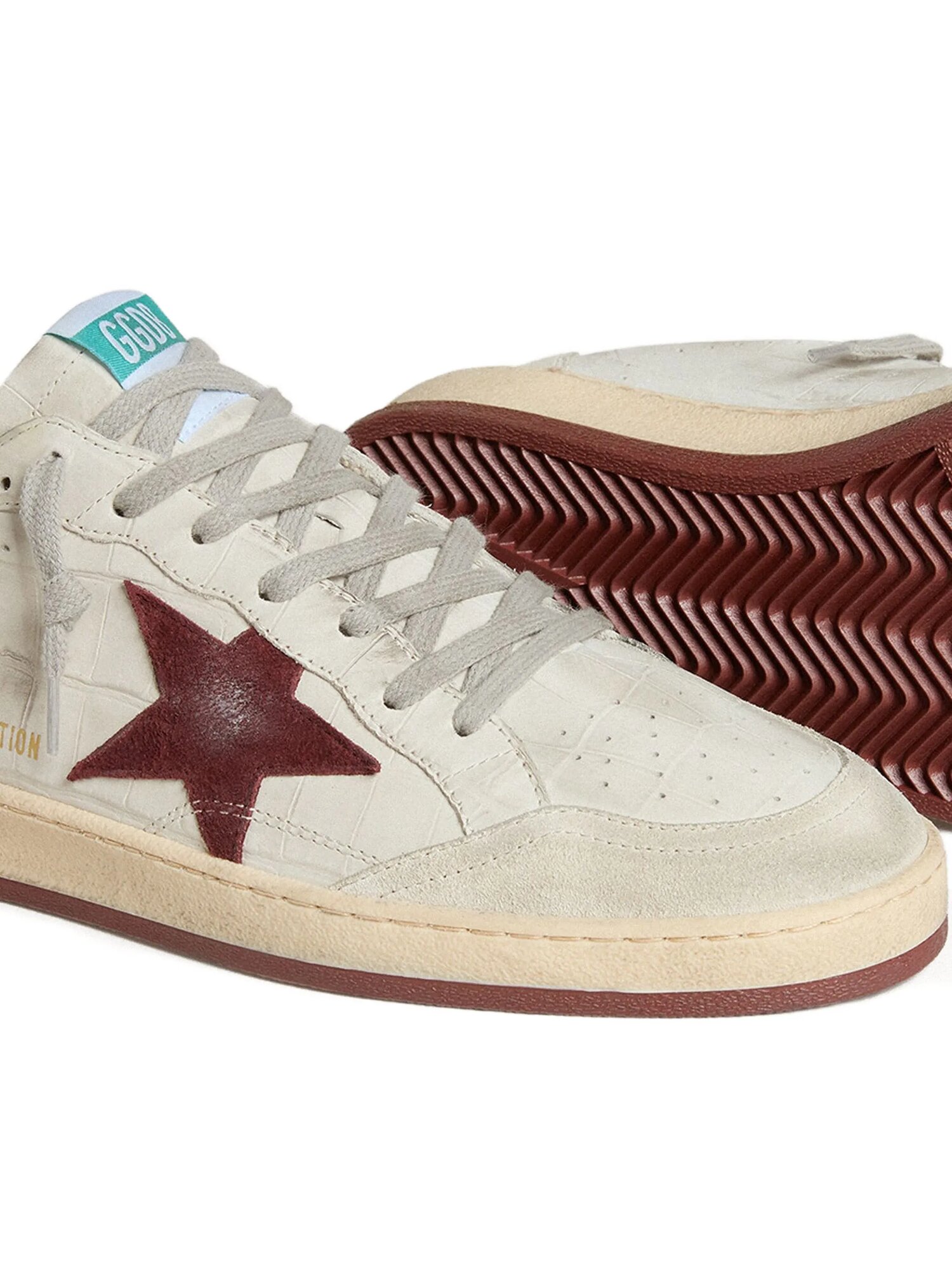 Кроссовки Golden Goose Ball Star, размер 45, бежевый/белый — фото 1