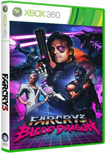 Диск с игрой Far Cry 3 Blood Dragon для X-Box 360 прошивка LT 3.0 (русские субтитры)