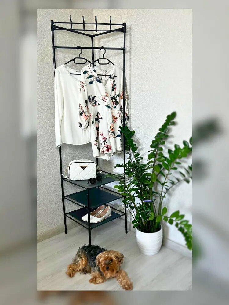 Вешалка для одежды, угловая, напольная, многоуровневая, для хранения вещей, прикроватная, для спальни, вешалка для сумок