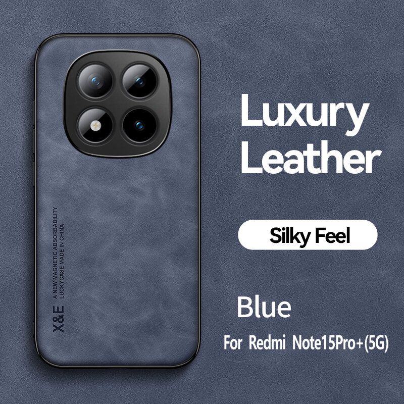 Чехол для Redmi Note 15 Pro+ 5G / Редми Нот 15 про+ Плюс, soft touch, чехол-кардиомонитор, искусственная кожа, поликарбонат (PC), защита камеры, ударопрочный, усиленные углы, держатель поп-сокет, Redmi,