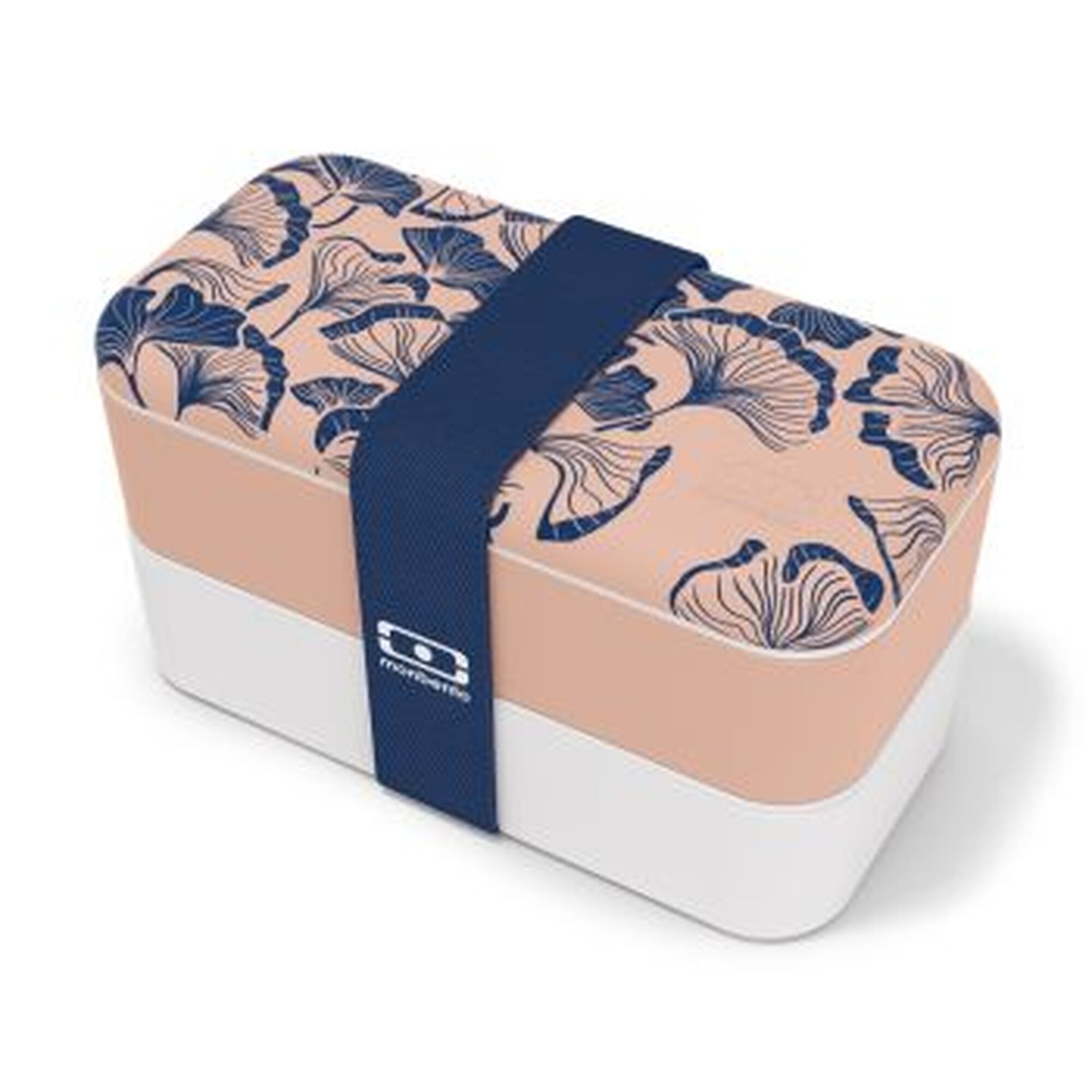 Ланчбокс Monbento Двухуровневый герметичный ланч-бокс Bento box Bento Original Graphic Ginkgo