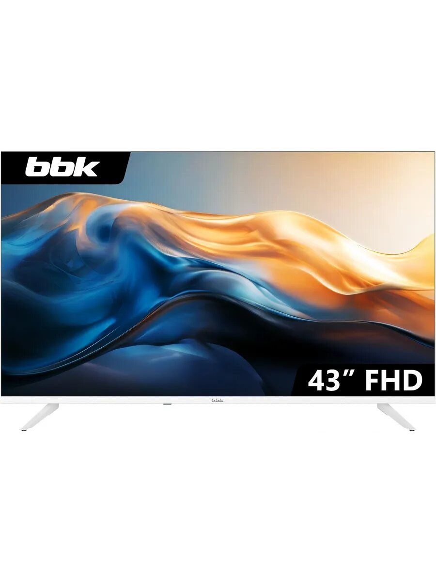 Телевизор BBK 43LEM-1041/FTS2C (W) белого цвета, LED с разрешением экрана FULL HD