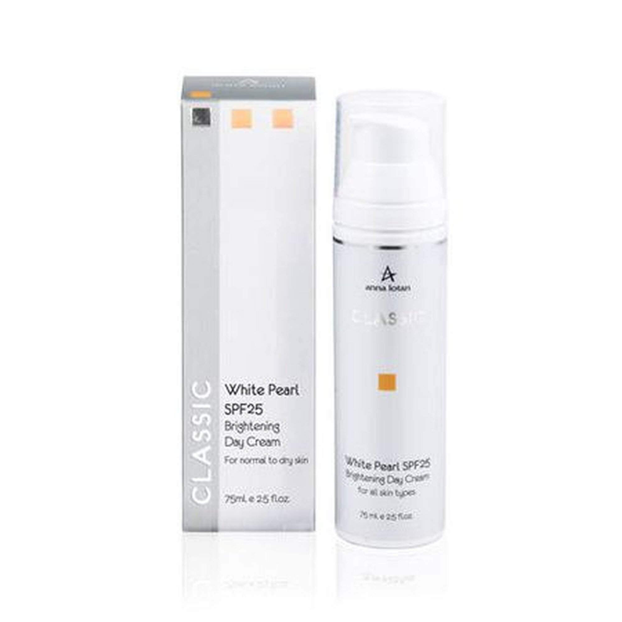Anna Lotan Питательный и осветляющий крем Classic White Peart SPF25 Brightening Day Cream 75 мл