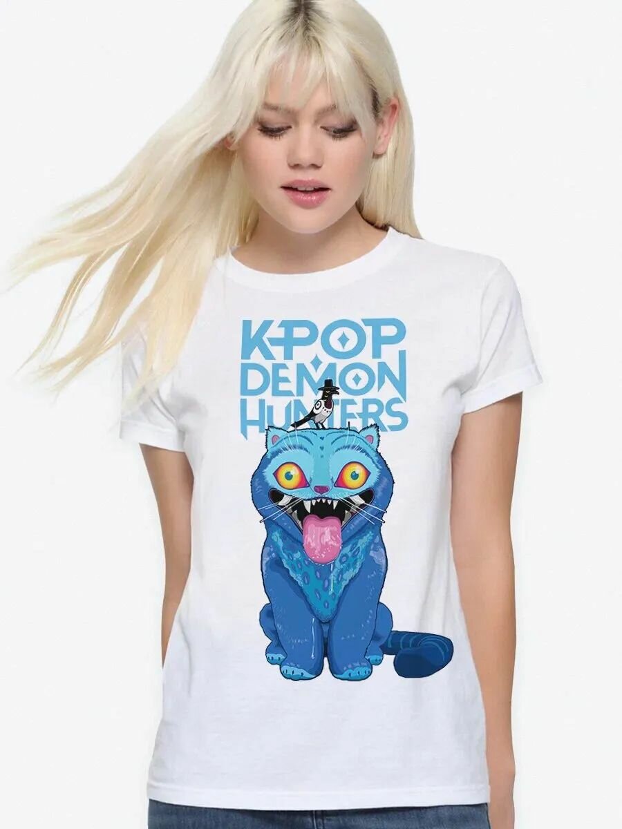 Футболка K-pop Demon Hunters / Тигр / Женская