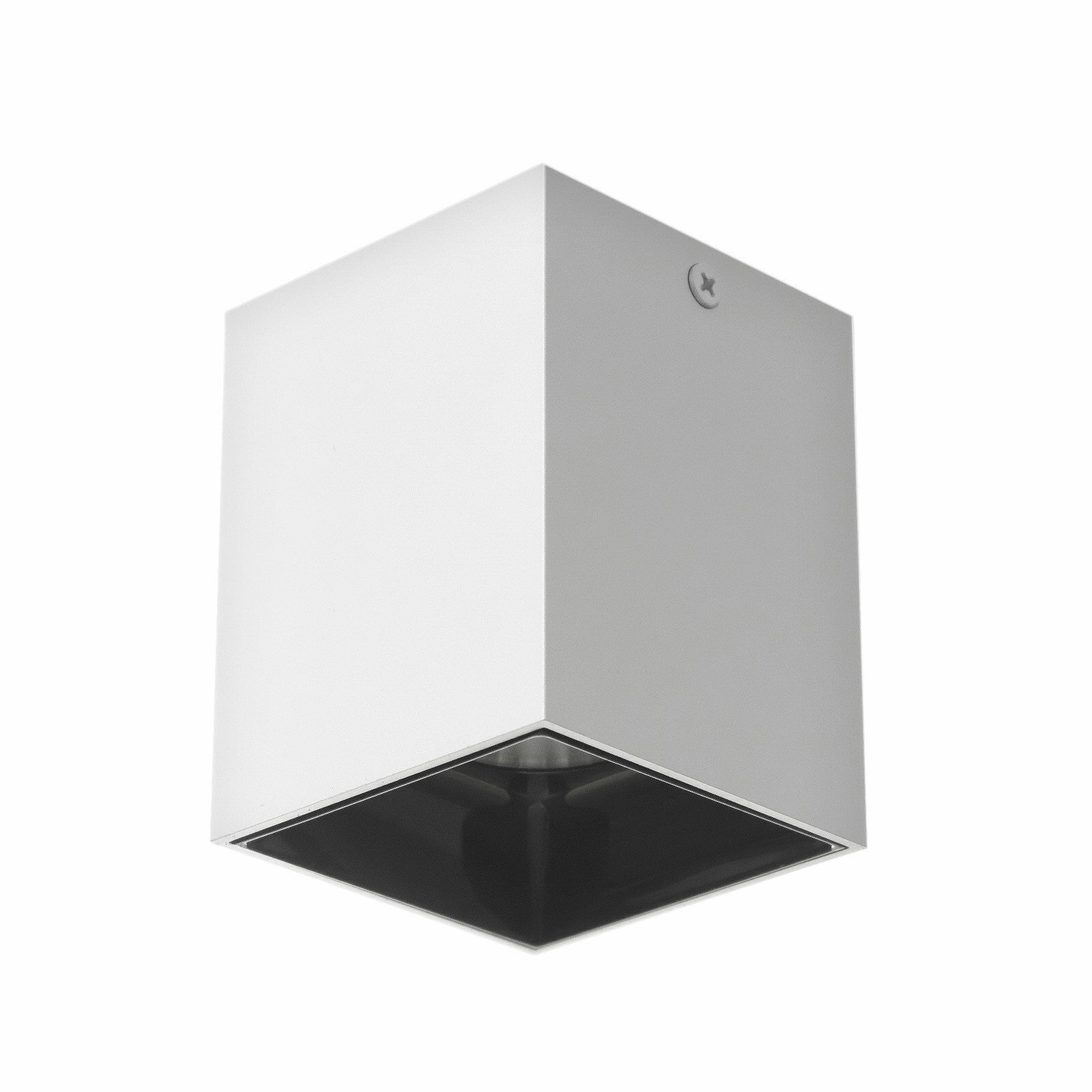 Светильник "Кубик" LED 4000К 10 Вт DIM220 белый черный 7.5x7.5x9.5 см