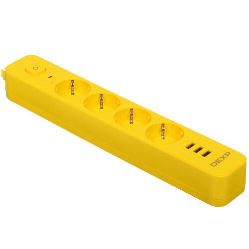 Сетевой фильтр DEXP 418WUжелтый