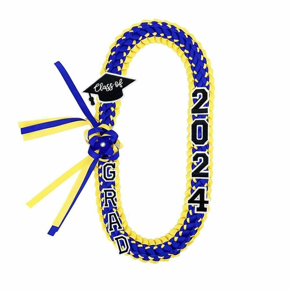 Выпускная плетеная гирлянда 2024 для средней школы, колледжа, выпускной, DIY Декоры, товары для вечеринок