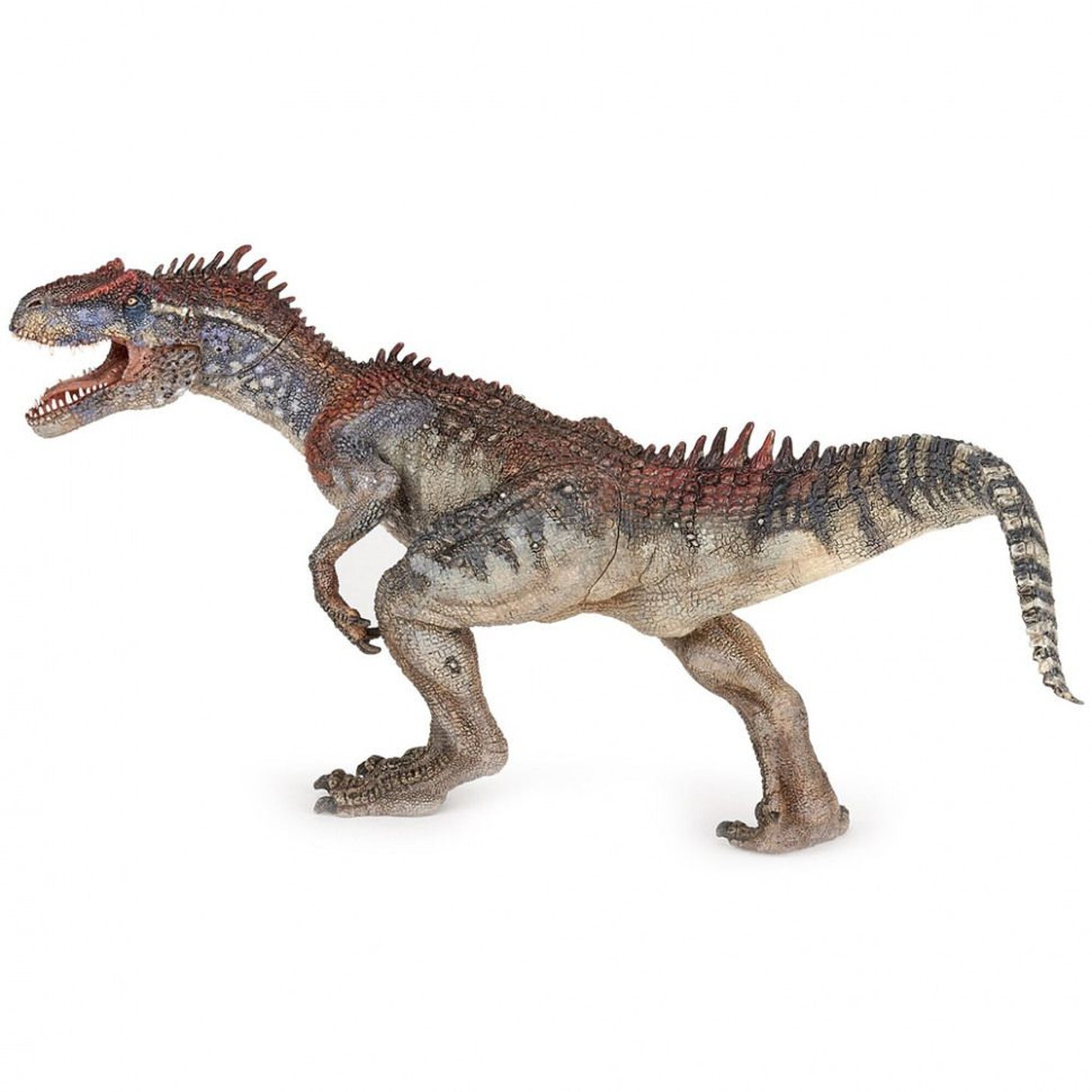 Фигурка динозавра Papo Allosaurus 55078, 24см, коричневый, с подвижной челюстью