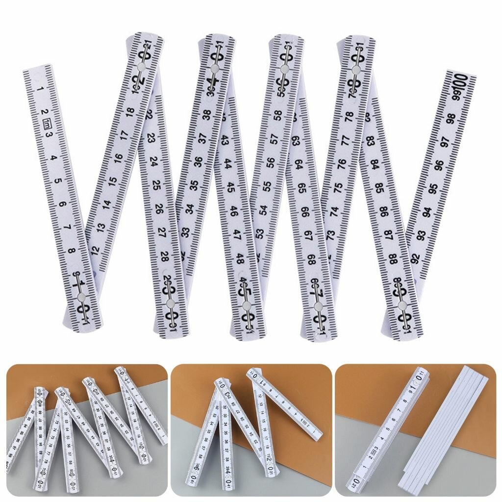 1 комплект 2,1-метровой 10-кратной складной линейки