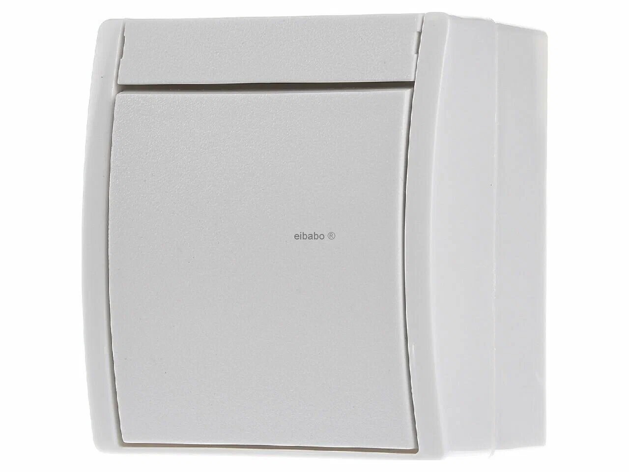 Переключатель одноклавишный, накладной IP44 ABB Ocean альпийский белый 1085-0-1628 2CKA001085A1632 Busch Jaeger