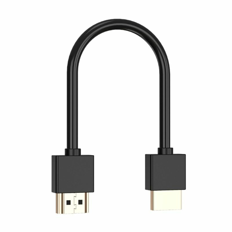 Кабель HDMI HD с узкой головкой, кабель-адаптер поддерживает версию ARC audio со звуком-50 см