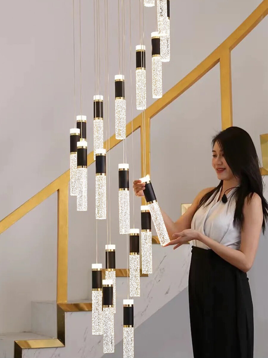 Потолочная люстра, лестничная люстра, кухонная люстра, потолочная люстра на балконе, светодиодная подвеска, 42 Вт