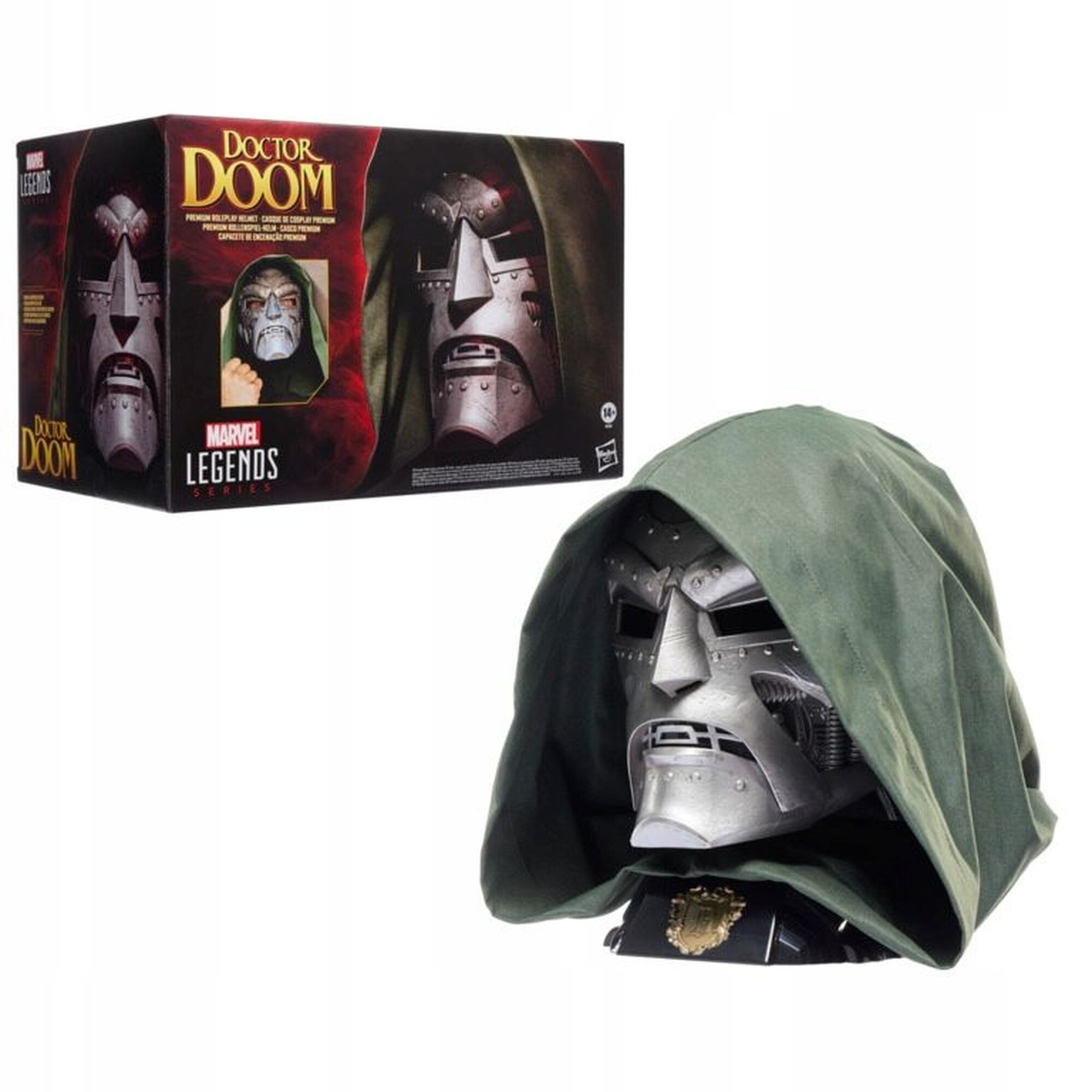 Фигурка Hasbro Marvel Legends - Фантастическая четверка шлем Доктора Дума с капюшоном - Хасбро G0586