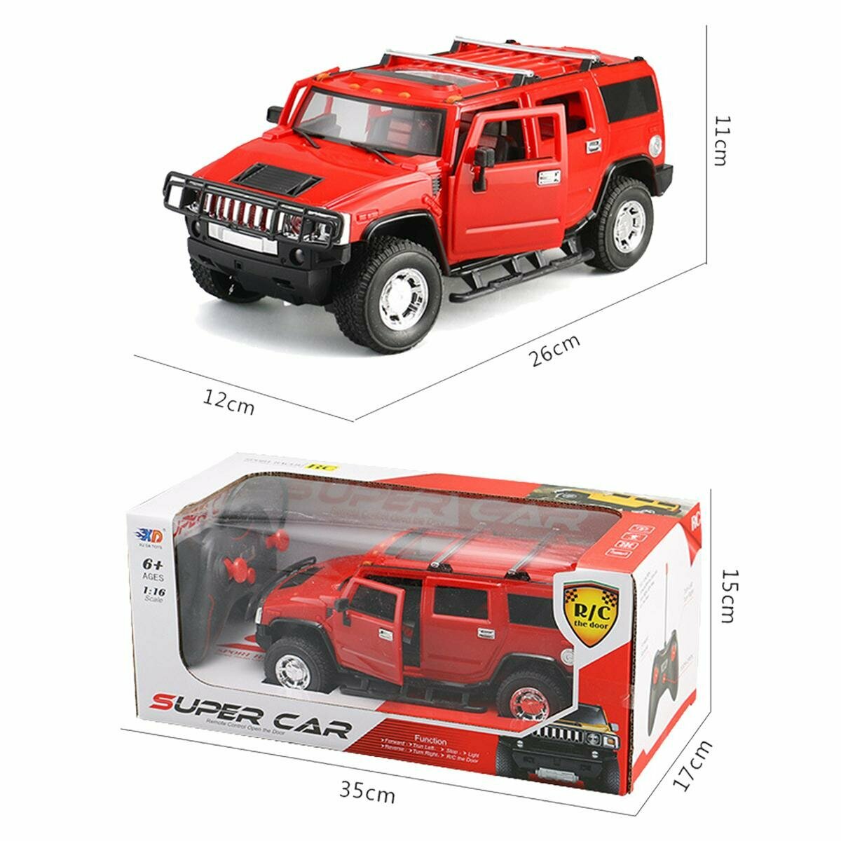 【Специальная распродажа】Большая игрушка-внедорожник с дистанционным управлением 1:16 2,4 ГГц, автомобиль-багги с дистанционным управлением, подарок ребенку