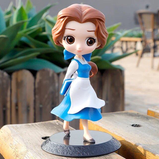 Фигурка Disney Q Posket Princesse Tangle Рапунцель Ариэль Эльза Русалочка Белла Фигурка игрушки Торт Машина Украшение Подарок на день рождения,