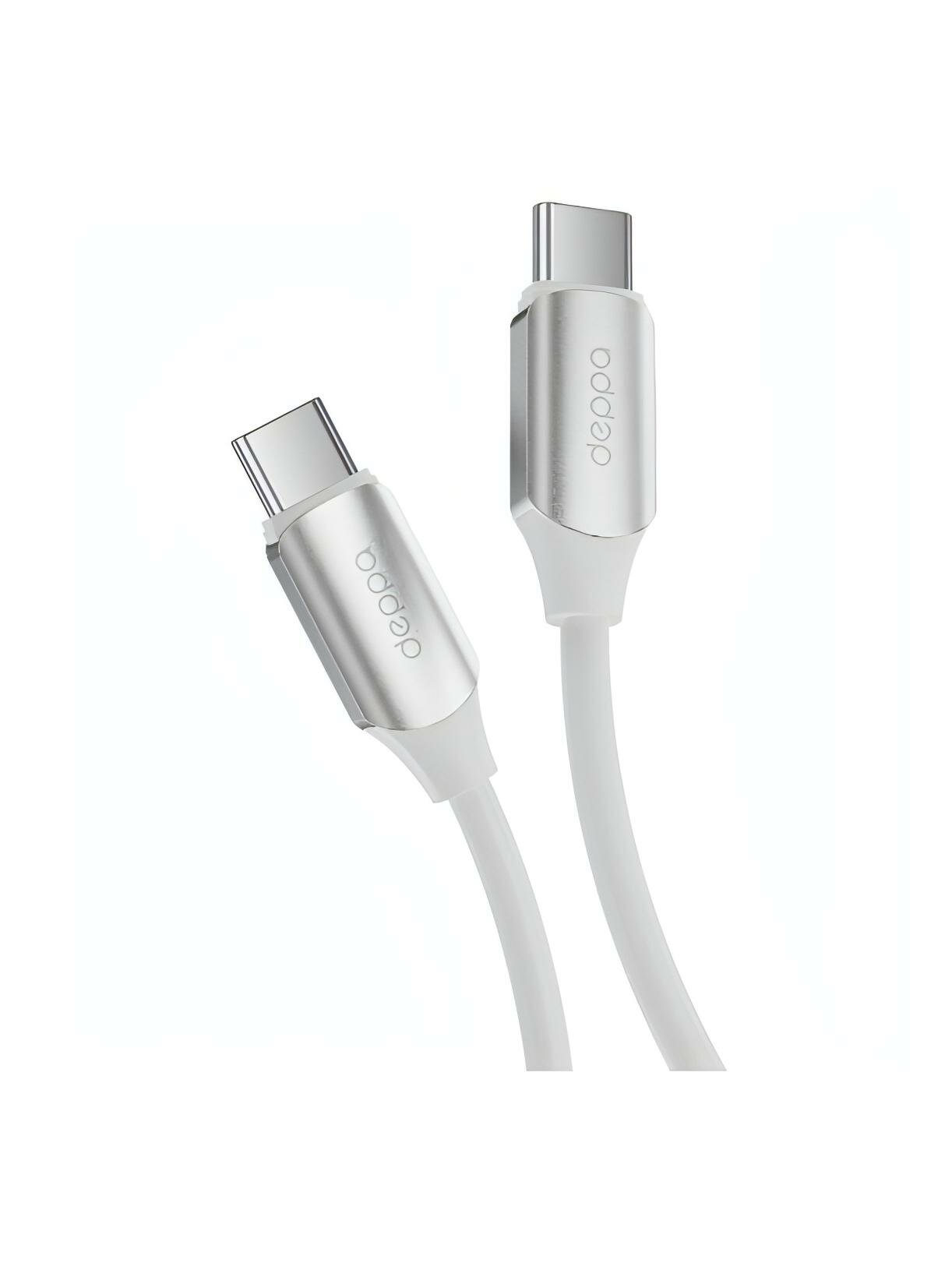 Кабель USB Type-C Deppa 72558 1.5м белый