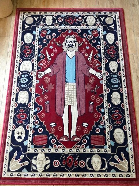 Ковер Большой Лебовски-9 123х180 см лофт модерн ворс 7 мм 402089 ковренок