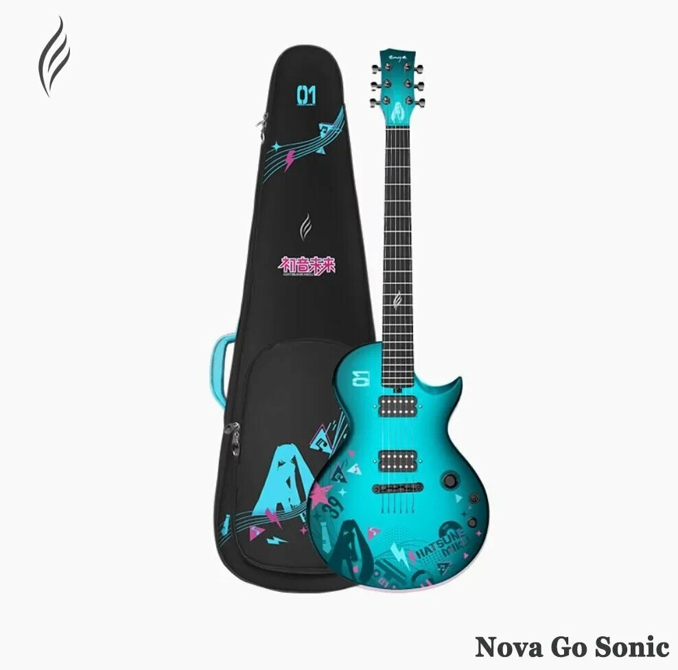 Акустическая гитара Электроакустическая Умная электрогитара Enya Nova Go Sonic «все в одном» из углеродного волокна, 6 струн, 39', Делюкс-версия