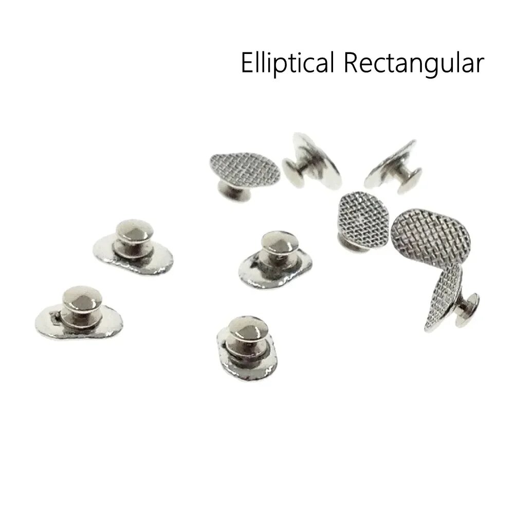1 упаковка, стоматологическая ортодонтическая лингвальная кнопка, обжимной крючок, L- Mesh Rect