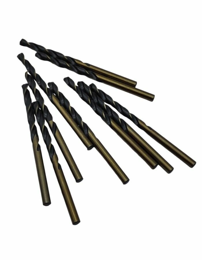 Сверло по металлу L52/86 ф 5.0 мм 10 шт.