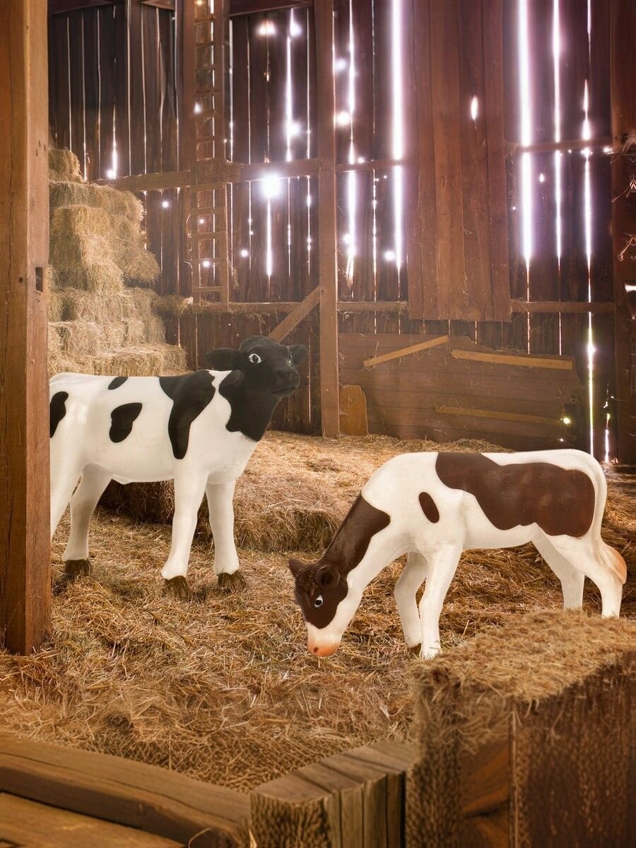 TERRA BY BATTAT Фигурки телята 2 штуки коллекционные игрушки животные для детей от 3 лет