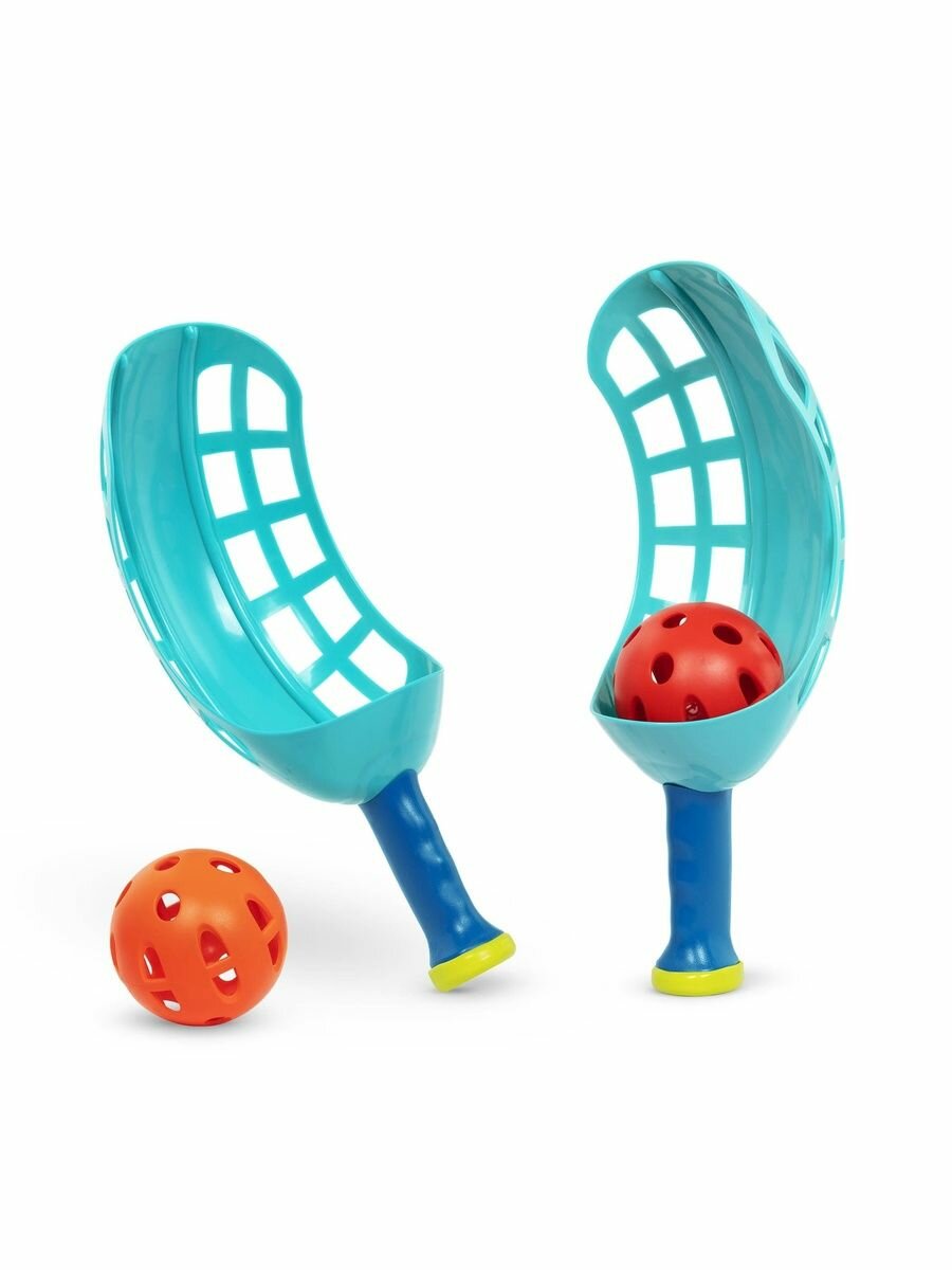 BATTAT Игровой набор Софтбол Поймай мяч! с ракетками-ловушками и мячами для детей от 5 лет