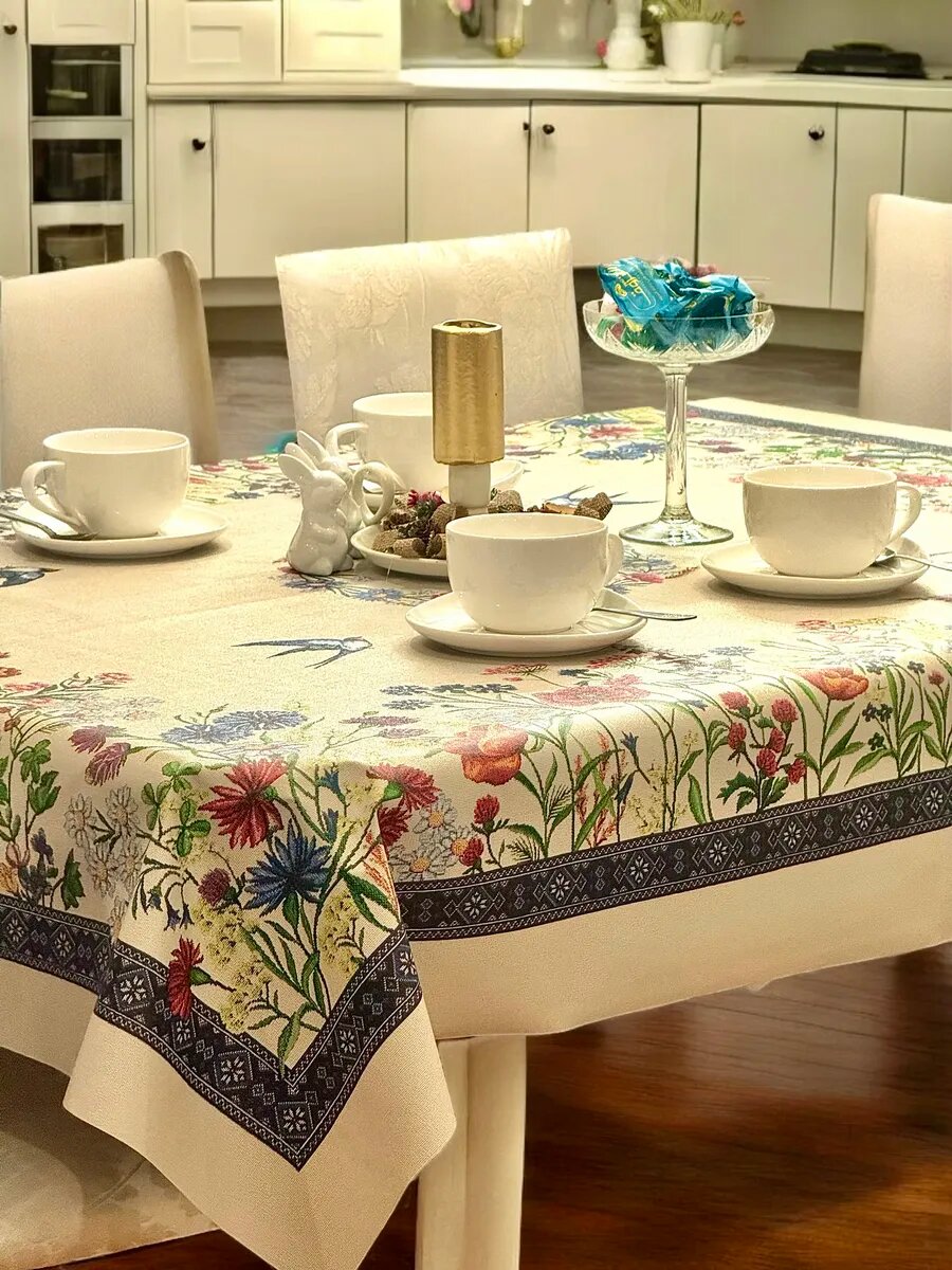Скатерть на стол клеенка 120х150