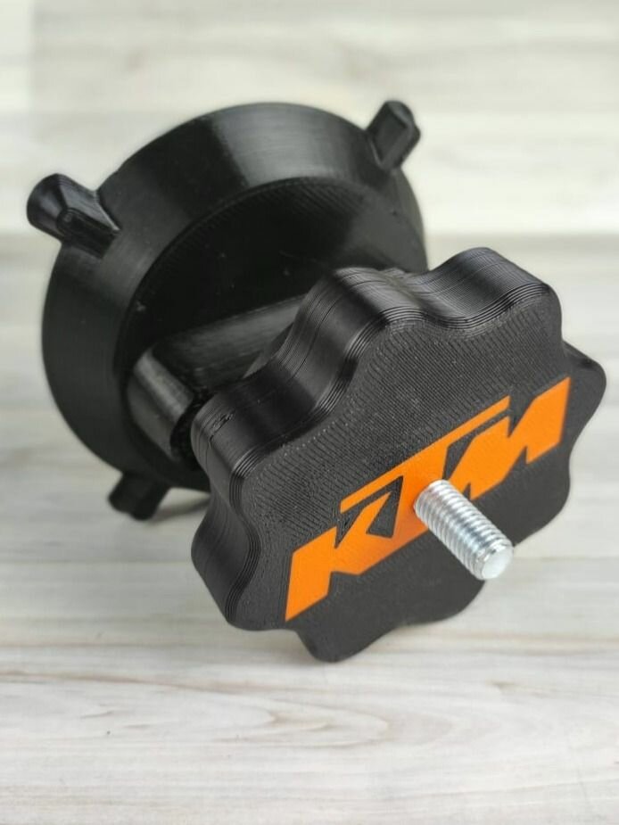 Крепление KTM для экспедиционной канистры "Экстрим+", Art-Rider, PETG / 3D-печать, , M10, черный/оранжевый