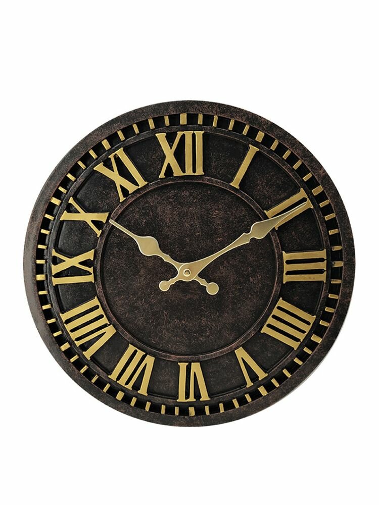 Садовые уличные настенные часы, водонепроницаемые ретро-настенные часы, 12 дюймов