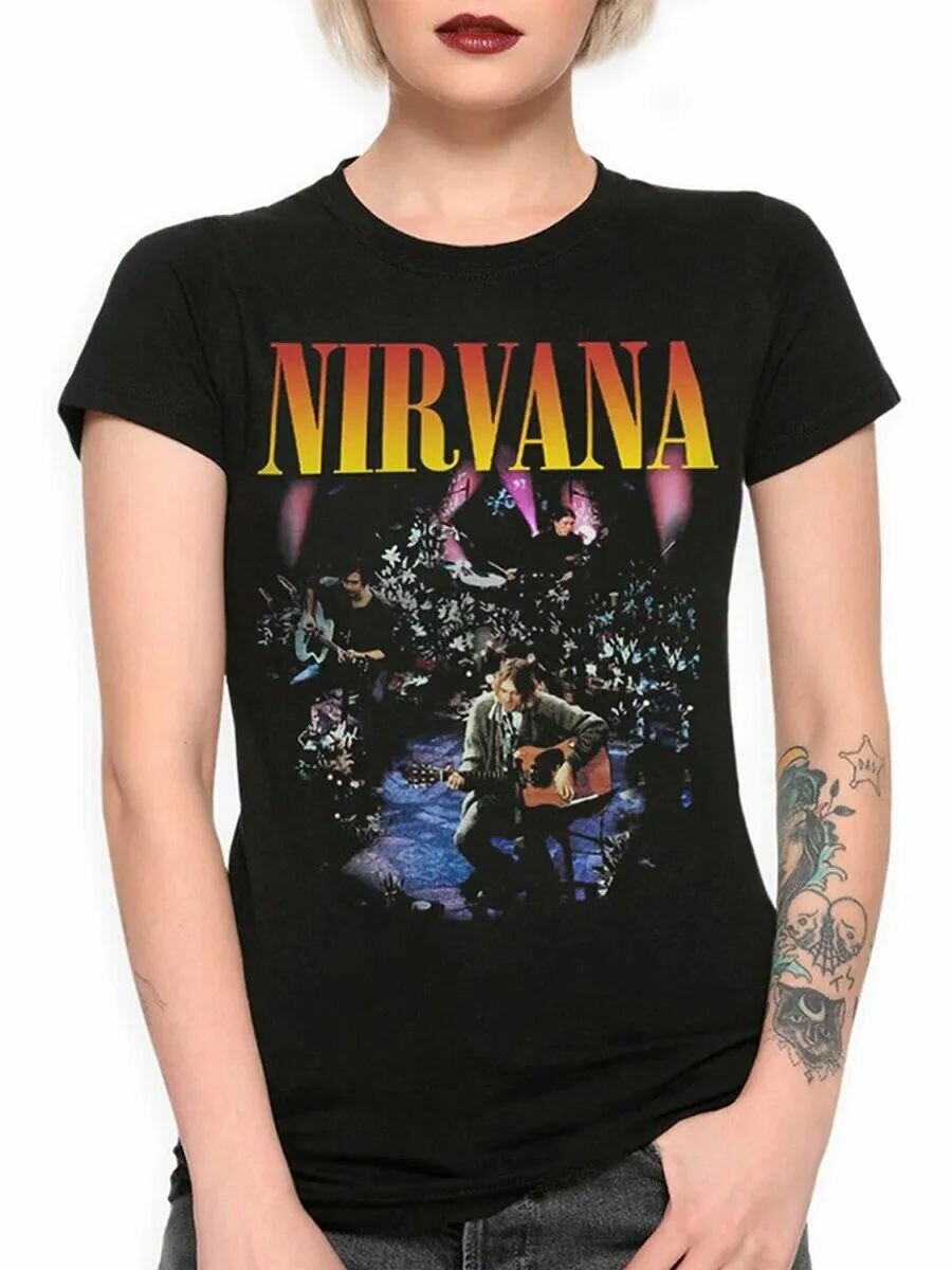 Футболка Нирвана / Nirvana / Женская