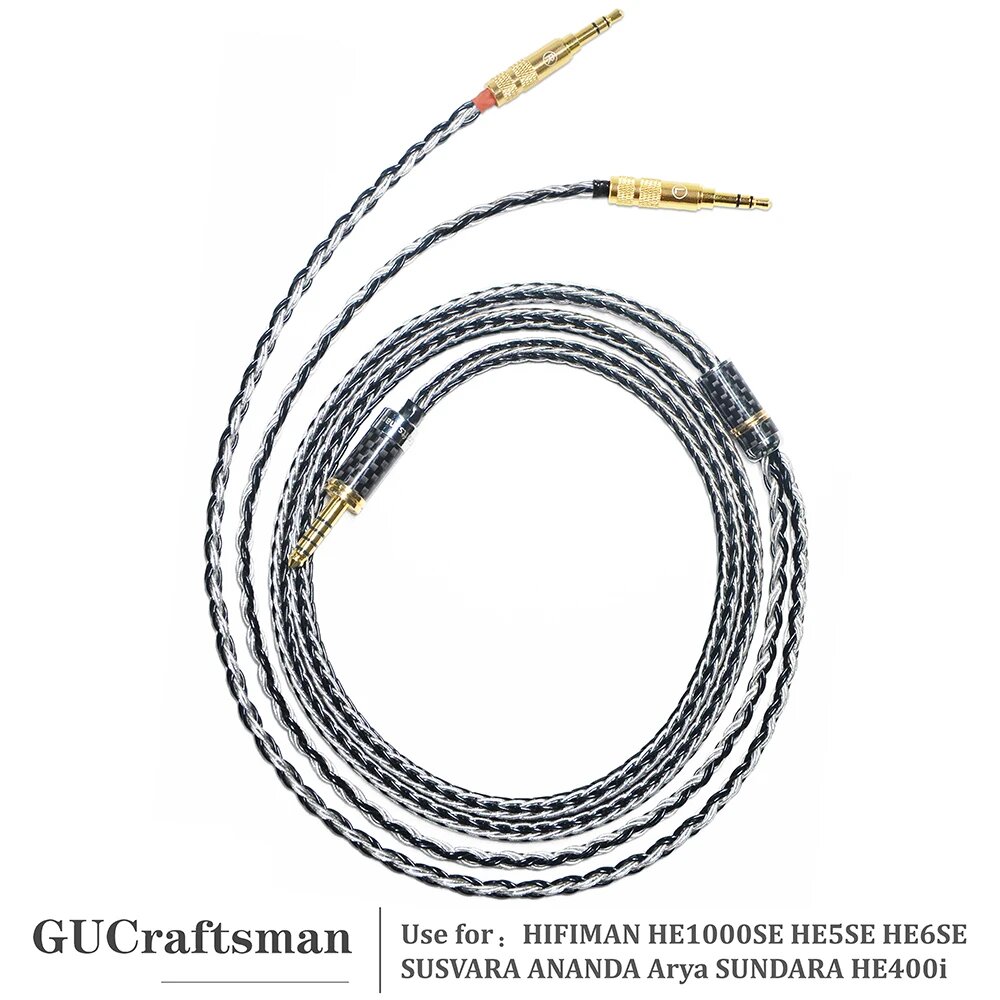 GUCraftsman 16-жильный кабель для HIFIMAN SUSVARA ANANDA Arya SUNDARA Edition XS 4Pin XLR Plug