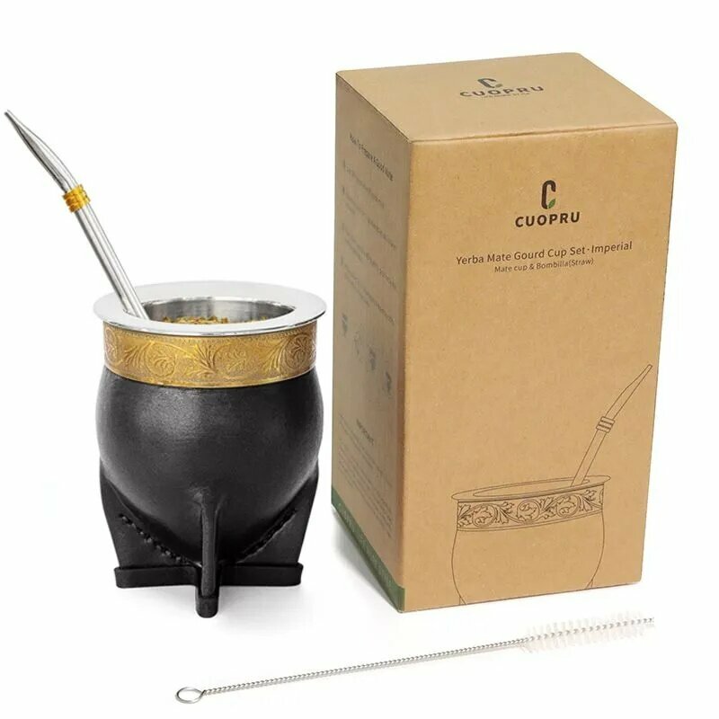 CUOPRU Калабас для мате "калабас стиль барокко", 200 мл, 1 шт