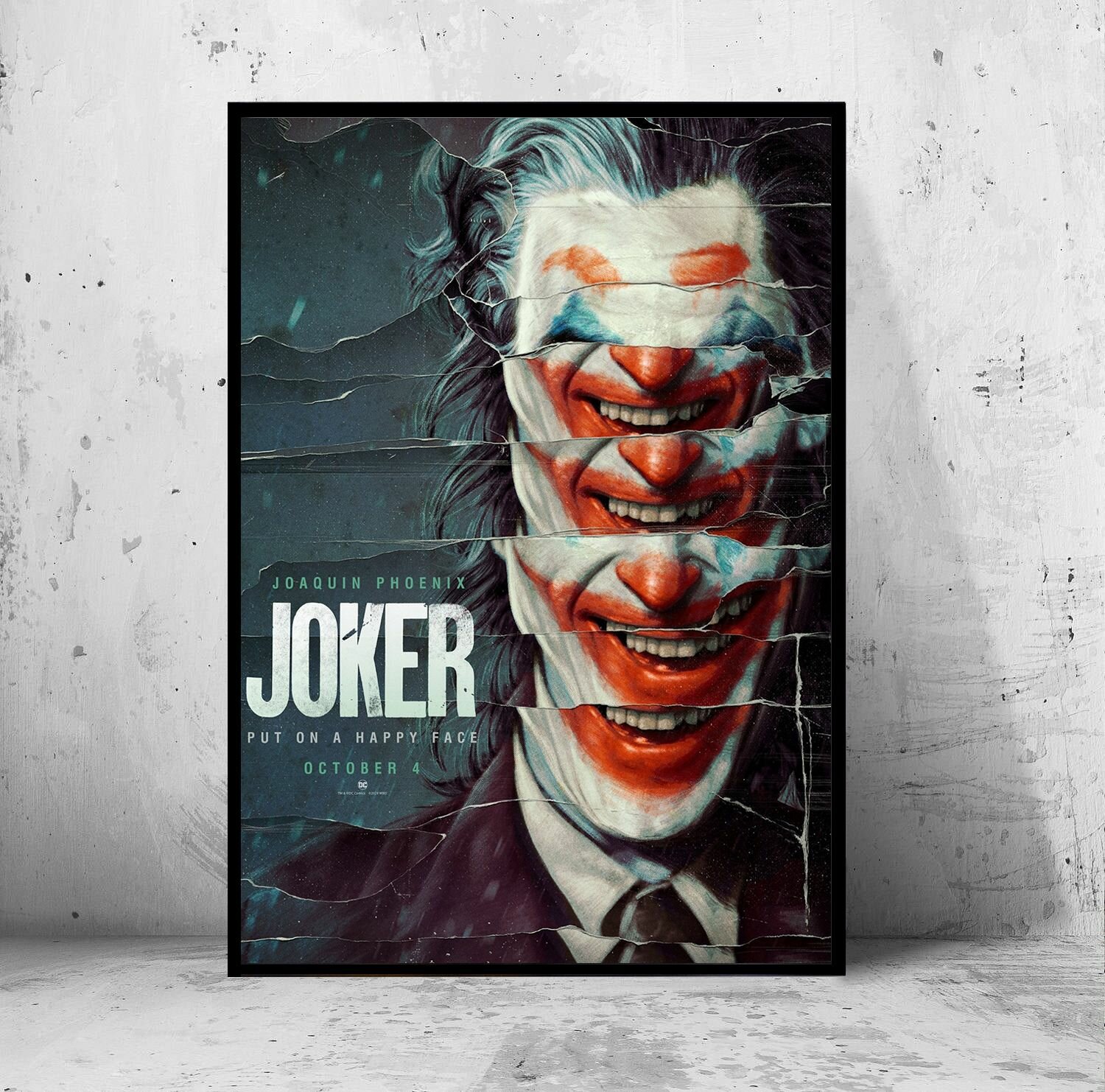 Плакат, постер Джокер, Joker (Хоакин Феникс, Joaquin Phoenix) на бумаге, размер 21х30см
