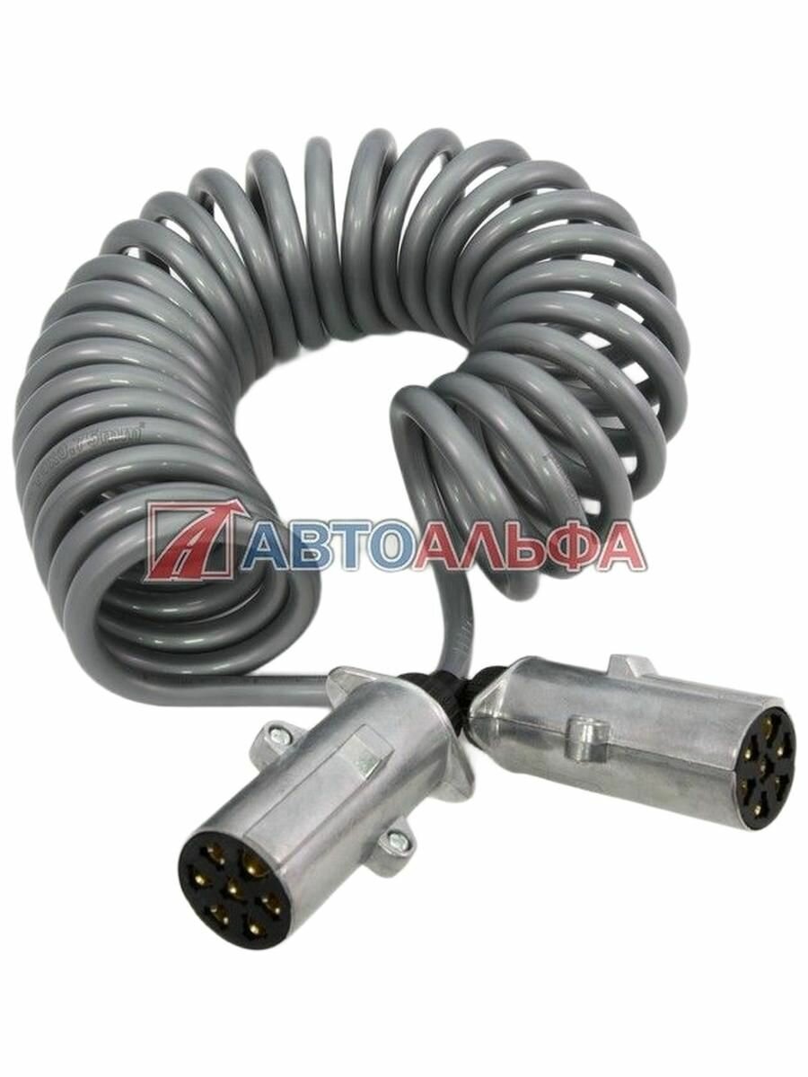 Кабель электрический витой прицеп/полуприцеп 24В 7,5 м с ПС (611070)