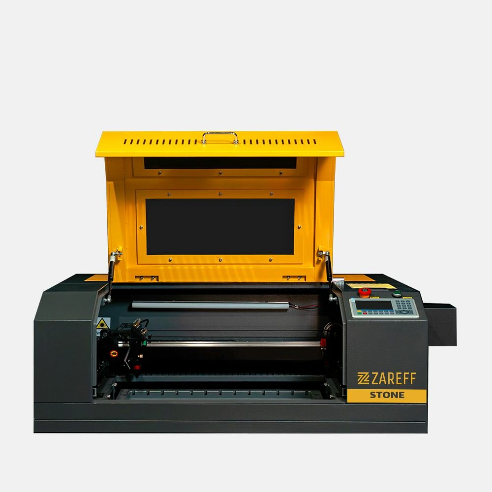 Лазерный станок по камню с ЧПУ Zareff STONE 9060 Ruida 900х600 мм 60W