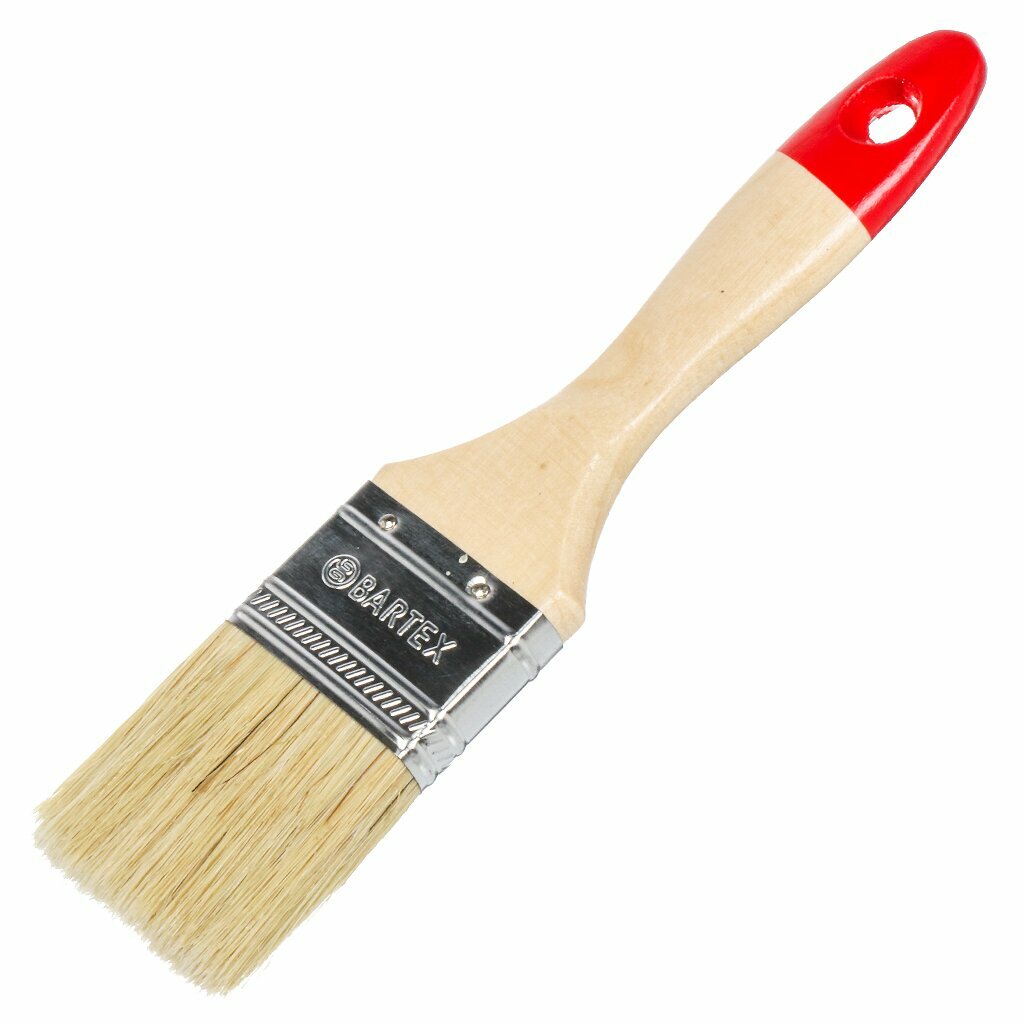 Кисть плоская, Bartex, Евро, 12х50 мм, 2 ', 51 мм, рукоятка дерево, 1117220