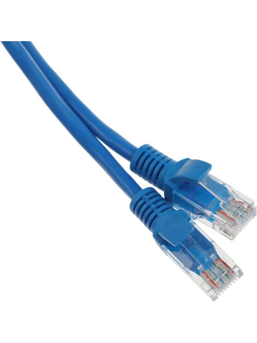 Патч-корд Premier PP12-0.5M/B 1000Гбит/с UTP 4 пары cat.5E CCA molded 0.5м синий RJ-45 (m)-RJ-45 (m)