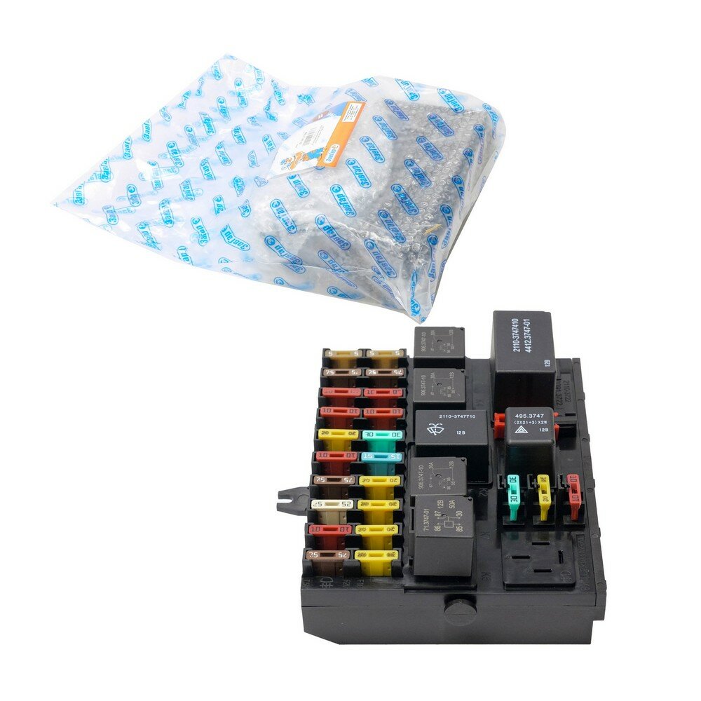 Блок предохранителей и реле для а/м 2110,2112 в сборе "ЗавГар"