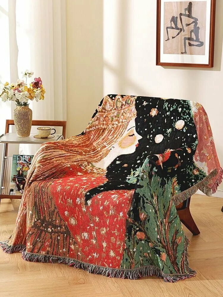 Плед-пончо , Полиэстер, 160 см х 130 см