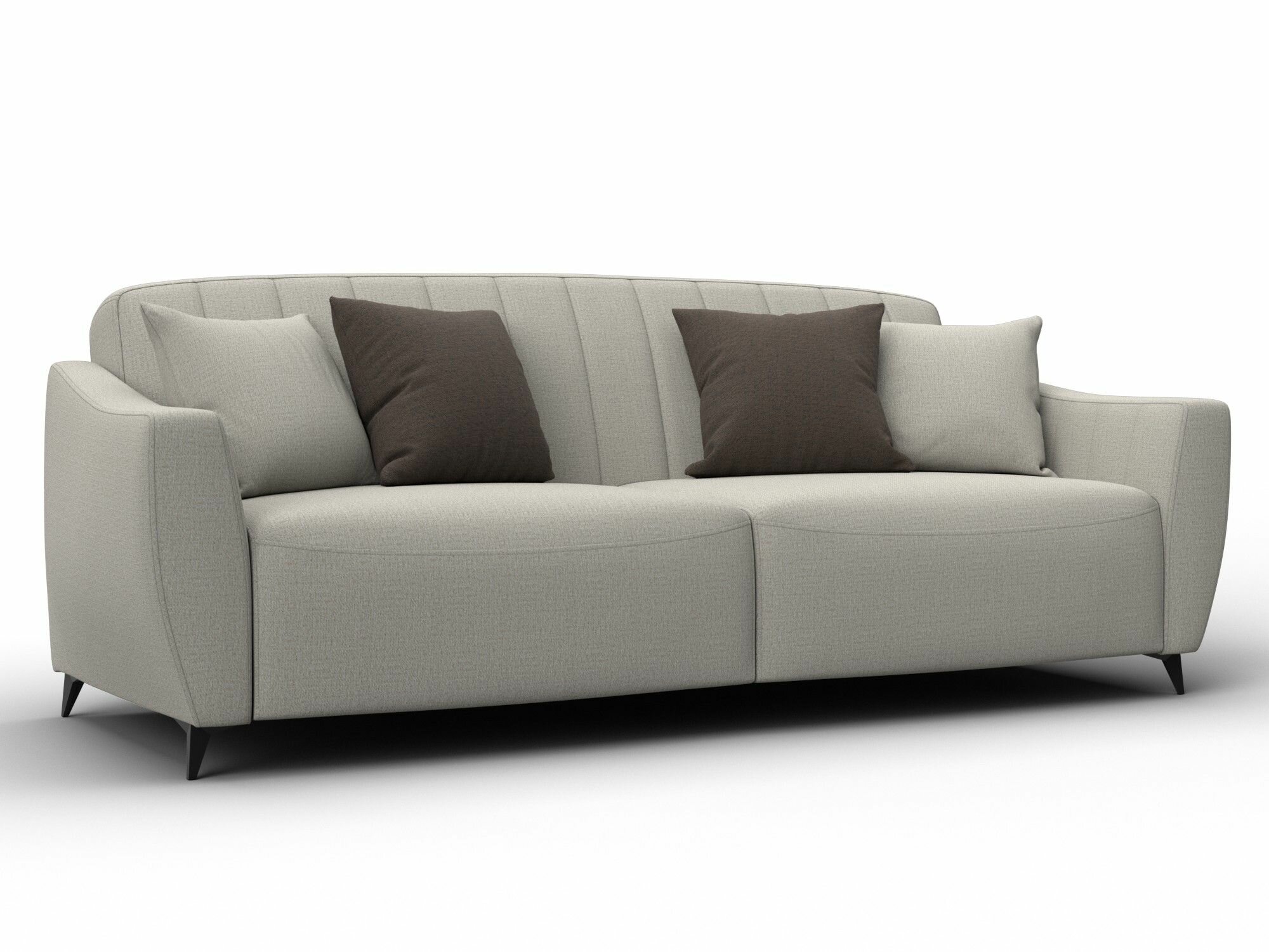 Диван-книжка Софир НПБ, бежевый, Рогожка, 226x94x85, Хит Диванов