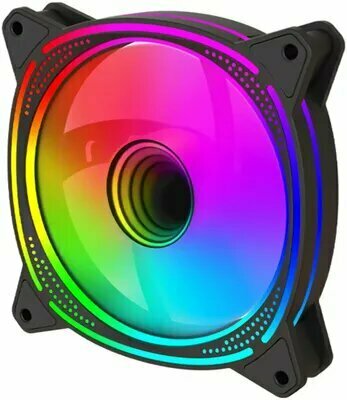 Вентилятор для корпуса Bloody BD-CF120ARGB6 ARGB 120х120x черный 4-pin 26дБ (упак:1шт) (BD-CF120ARG