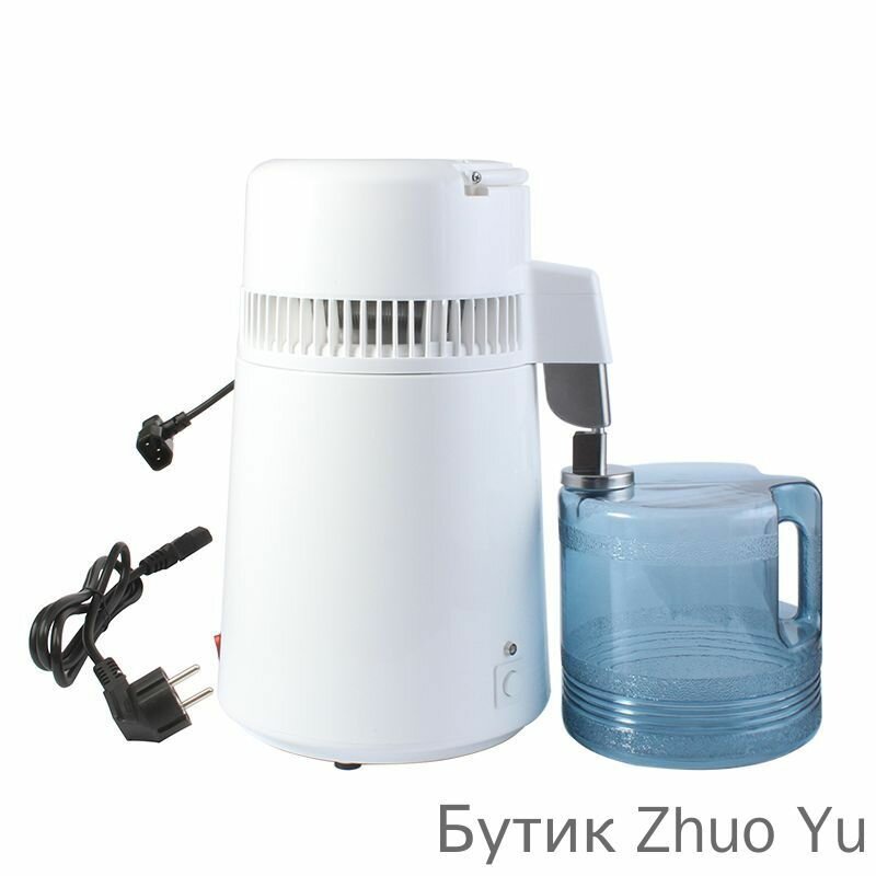 Дистиллятор чистой воды, 4L Стоматологическая дистиллированная вода, электрическая очиститель из нержавеющей стали