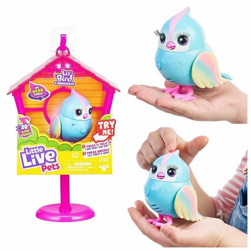 Little Live Pets Lil' Bird & Bird House Один случайный