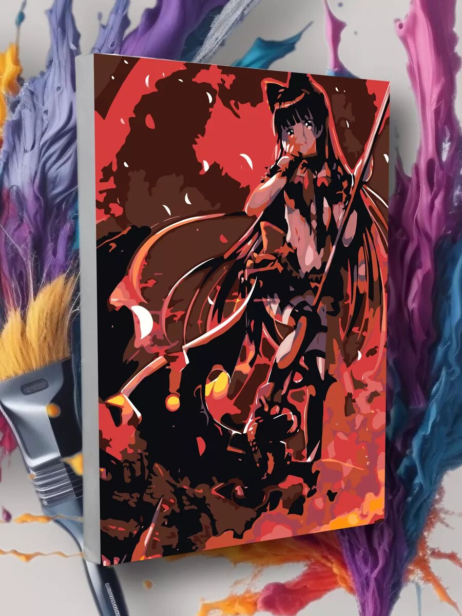 Картина по номерам Аниме