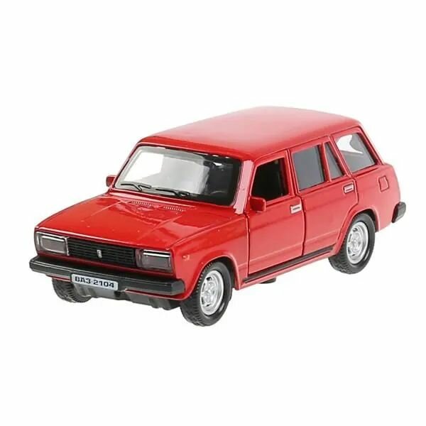 Машина метал ВАЗ-2104 красный 12 см