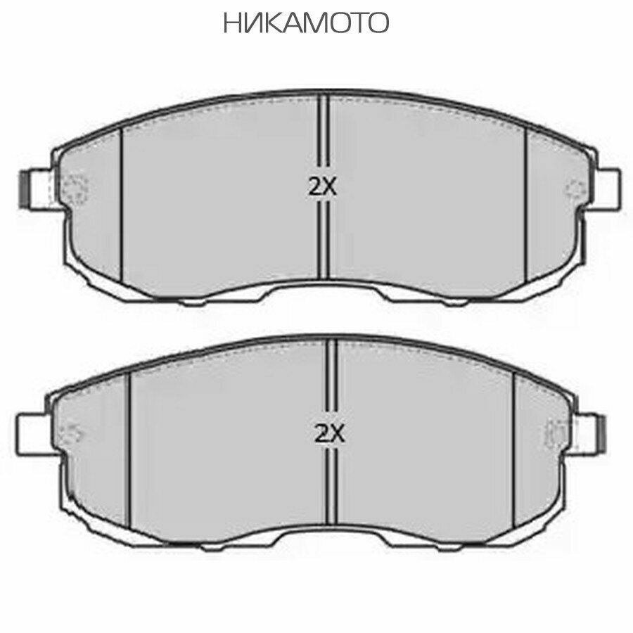 FREMAX FBP1819 колодки дисковые передние!\ Nissan 200SX/Maxima 1.8T/2.0/3.0i 88-00