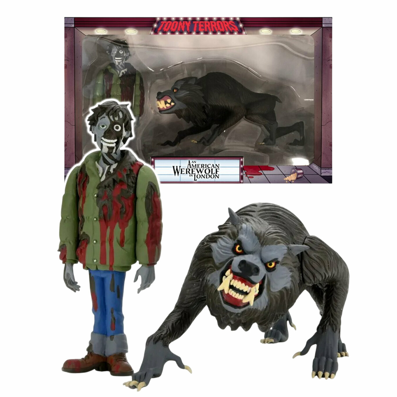 Фигурки Американский оборотень в Лондоне Toony Terrors от Neca